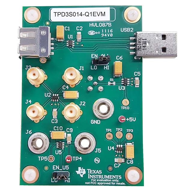 TPD3S014-Q1EVM Texas Instruments | Placas de desarrollo, kits, programadores | DigiKey